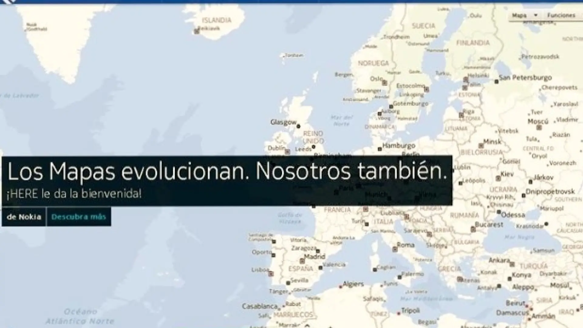 Here, la nueva app de mapas de Nokia