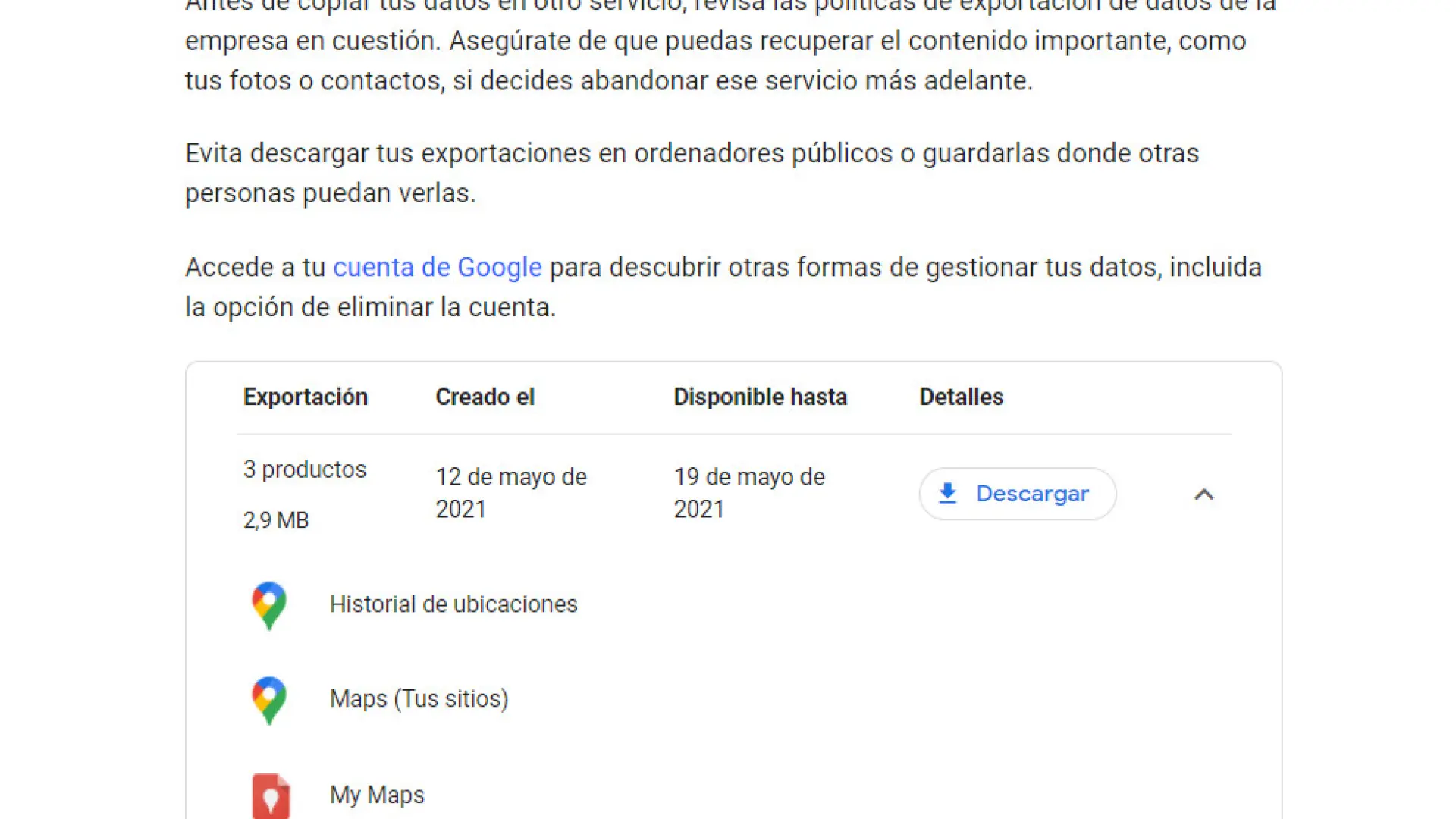 Tutorial descargar datos Google Maps
