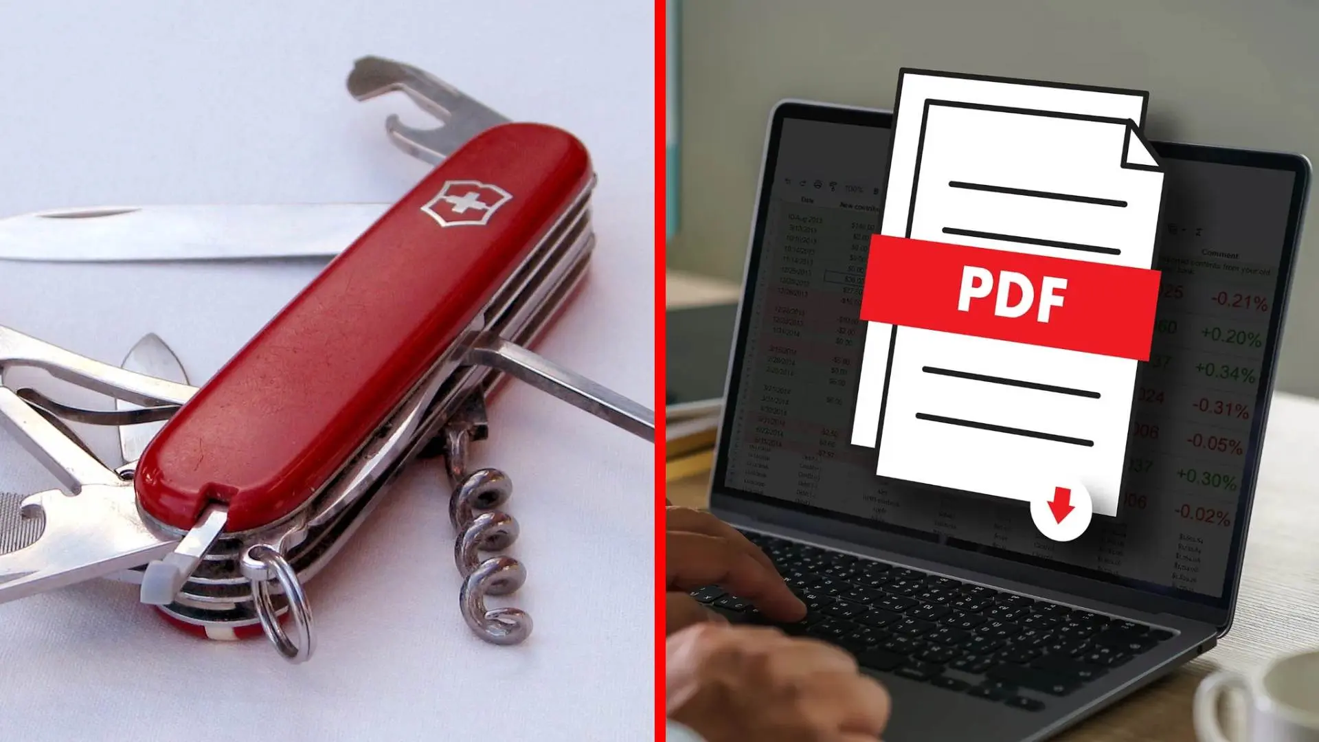 La navaja suiza de los PDF: esta web tiene hasta 30 herramientas gratis para trabajar con tus ...