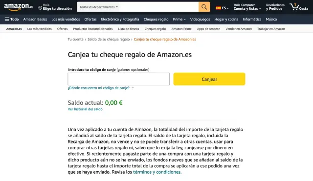 Cheques regalo de Amazon: todo lo que debes saber si vas a regalar uno