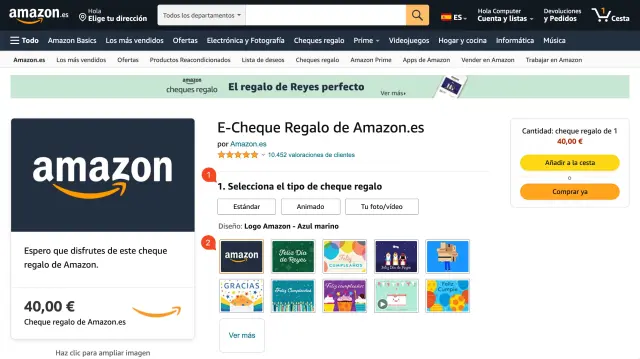 Cheques regalo de Amazon: todo lo que debes saber si vas a regalar uno