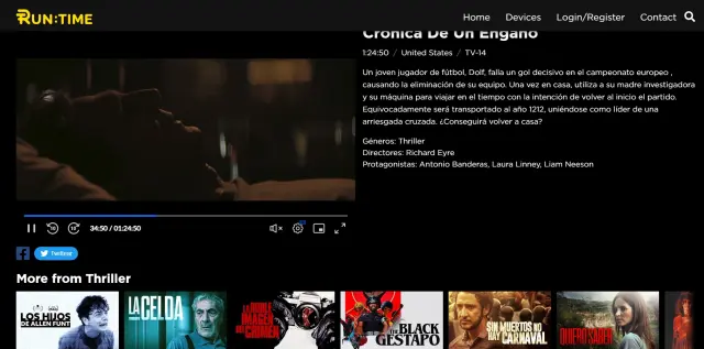 Cómo ver películas, series y canales gratis con Runtime en tu Smart TV